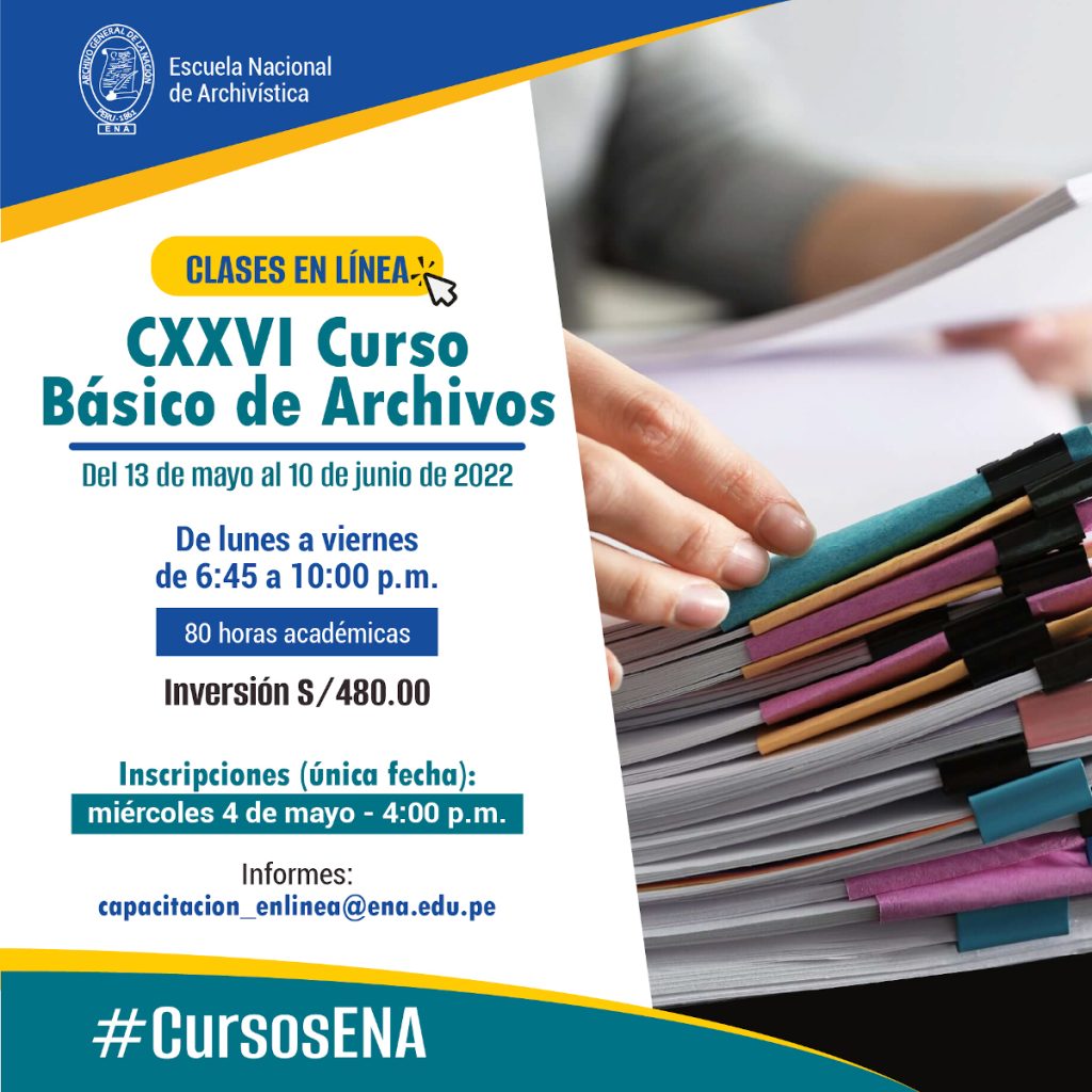 Cursos En Línea – Escuela Nacional de Archivística